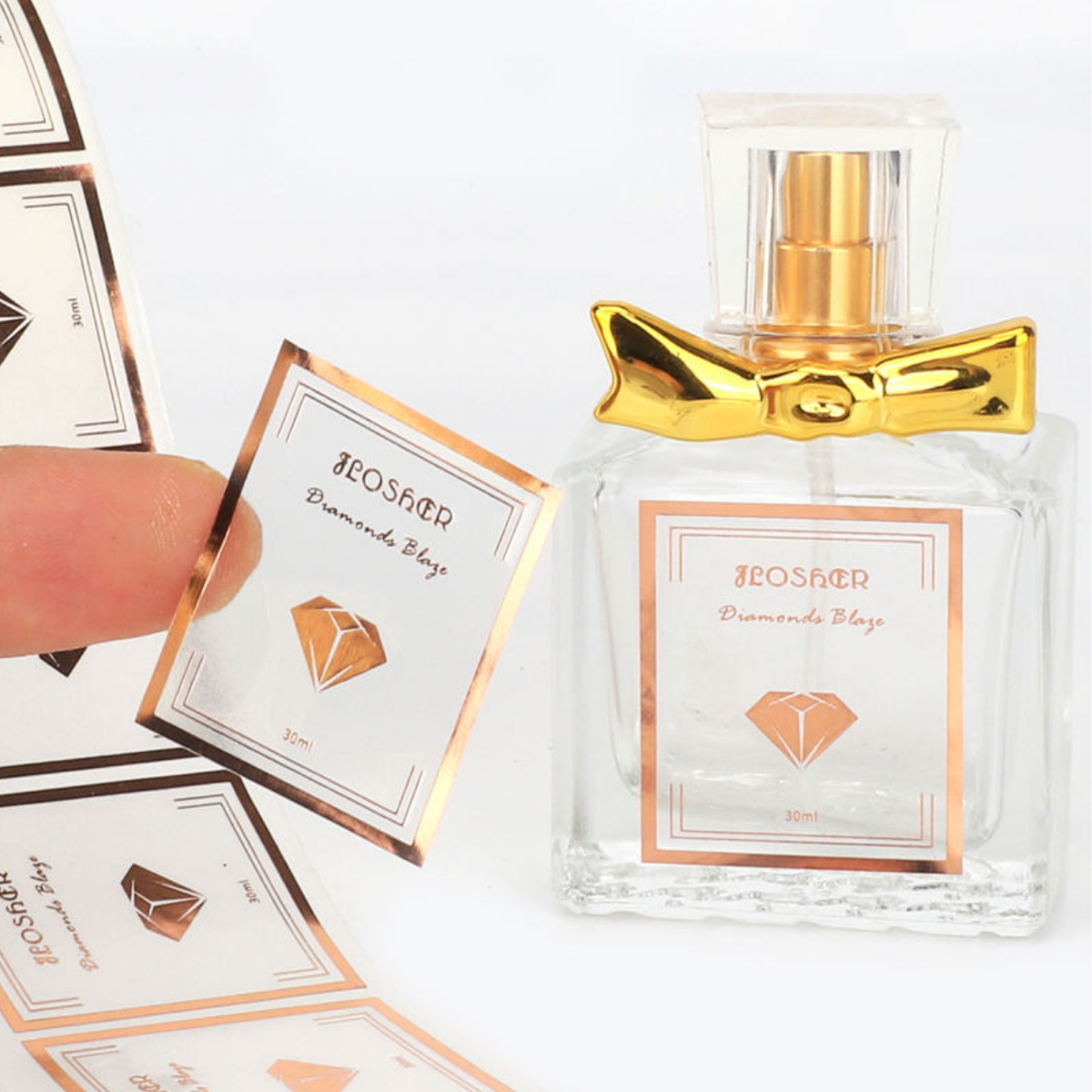 Transform Your Packaging with Clear Square Stickers